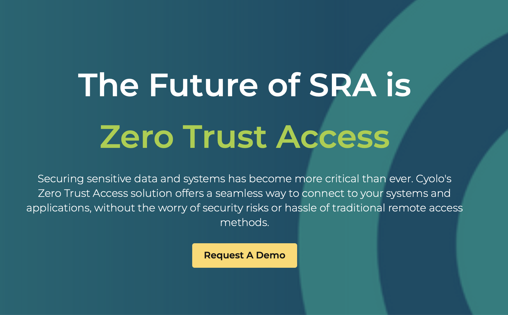 Cyolo - The Future of SRA is Zero Trust Access